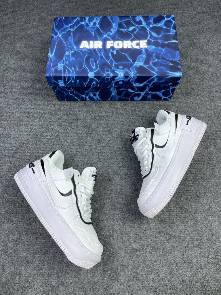 Giày AF1 Shadow Trắng Đen - AF1 Shadow Black White