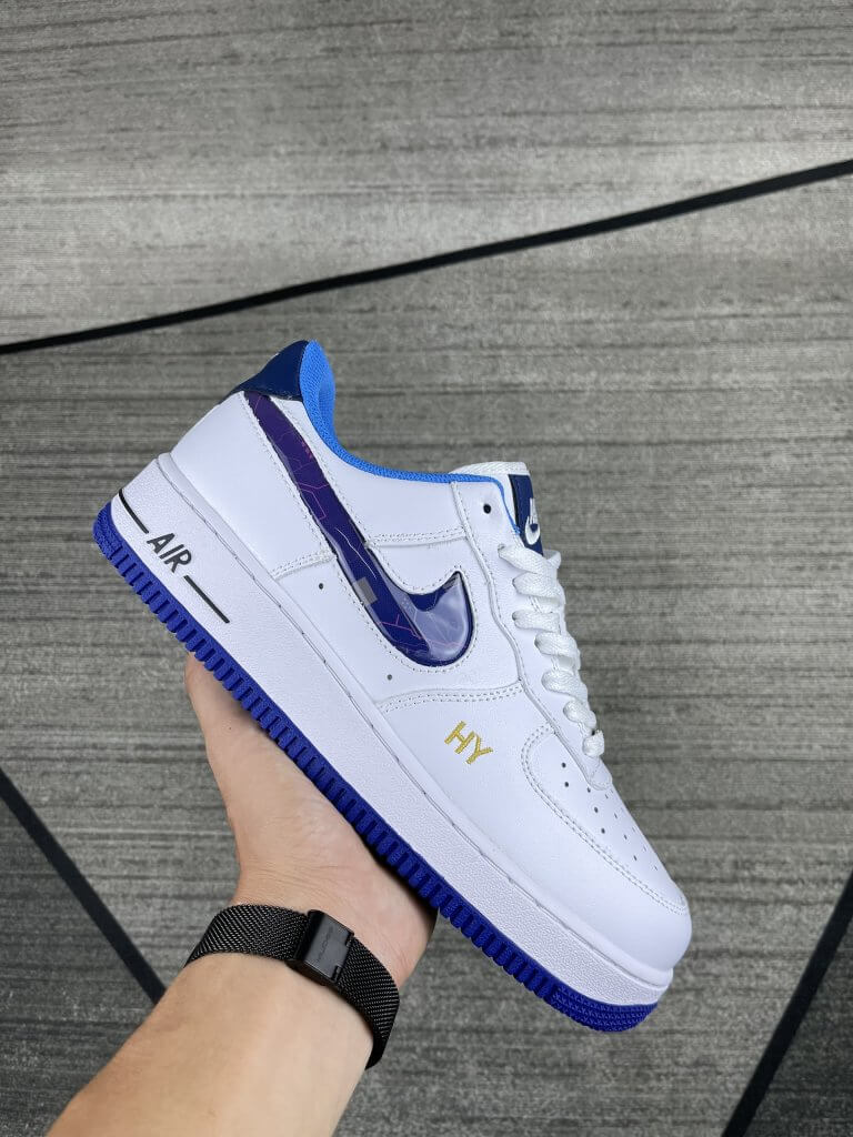 Nike Air Force 1 HY Swoosh Blue - AF1 HY Xanh Biển