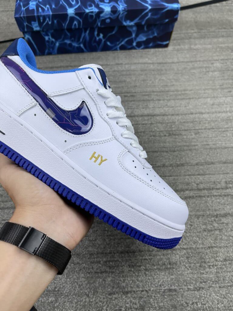 Nike Air Force 1 HY Swoosh Blue - AF1 HY Xanh Biển