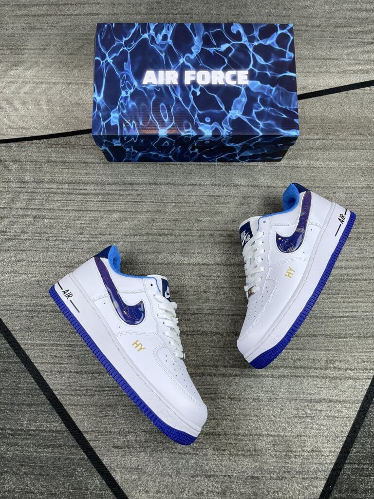 Nike Air Force 1 HY Swoosh Blue - AF1 HY Xanh Biển