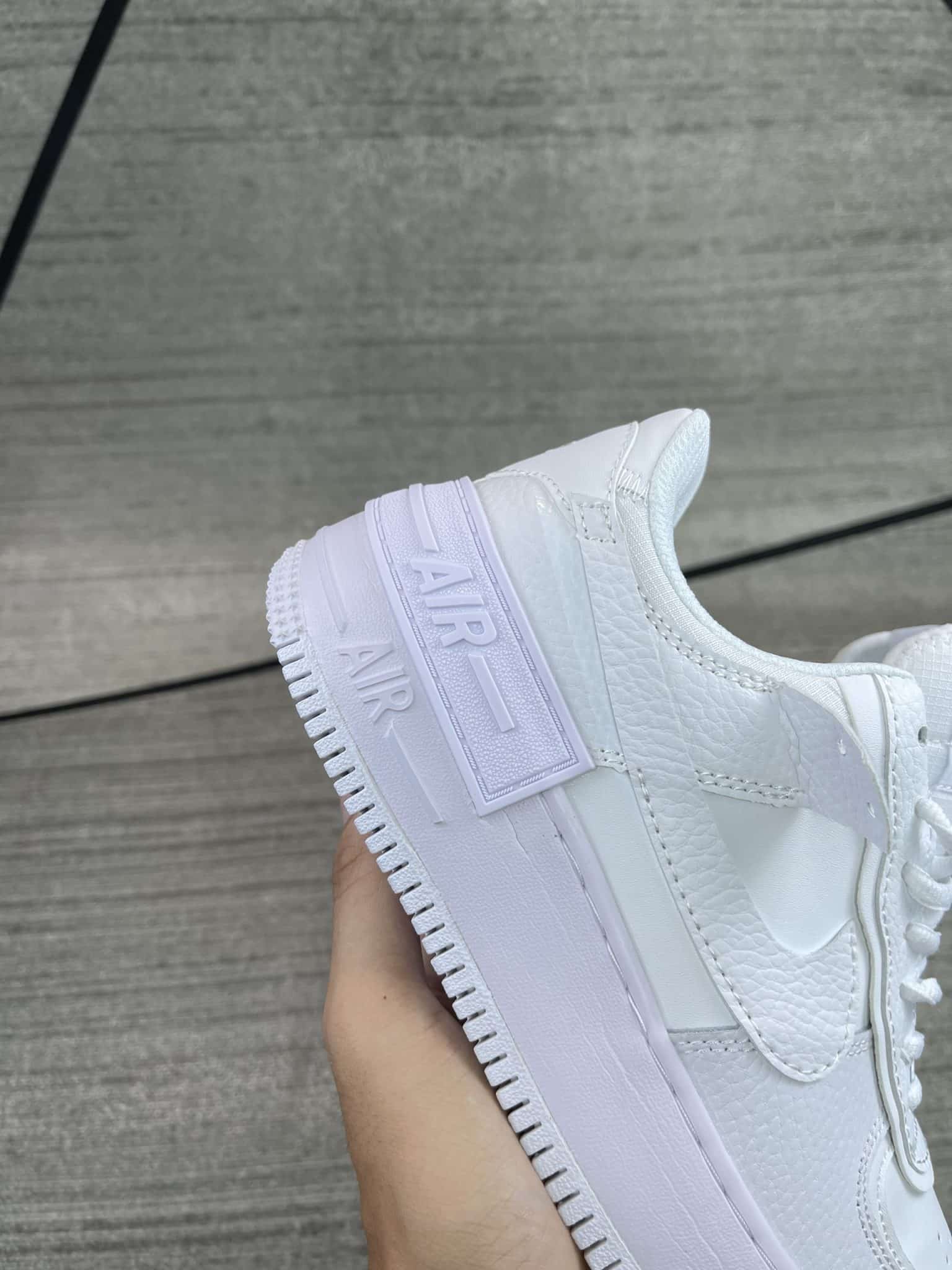 Giày Nike Air Force 1 Shadow Triple White CI0919-100