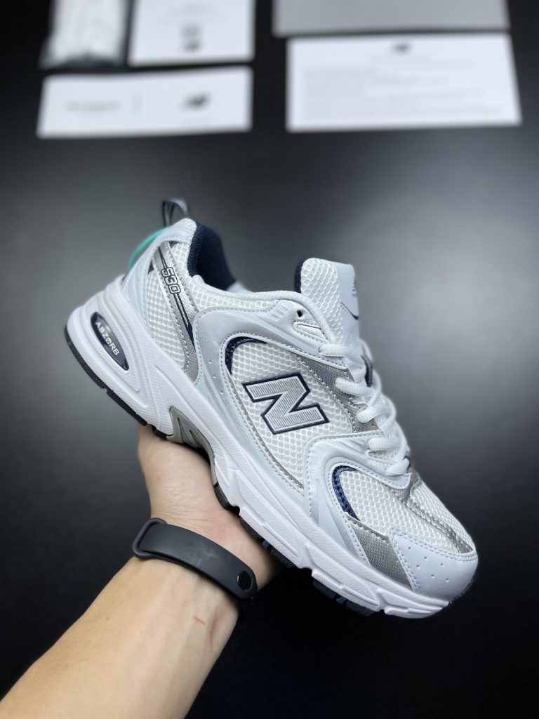 New Balance 530 White Silver Navy MR530SG - NB Navy Bạc