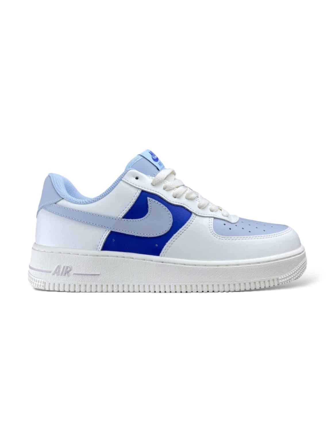 Giày Nike Air Force 1 Toronto Blue - AF1 Trắng Xanh