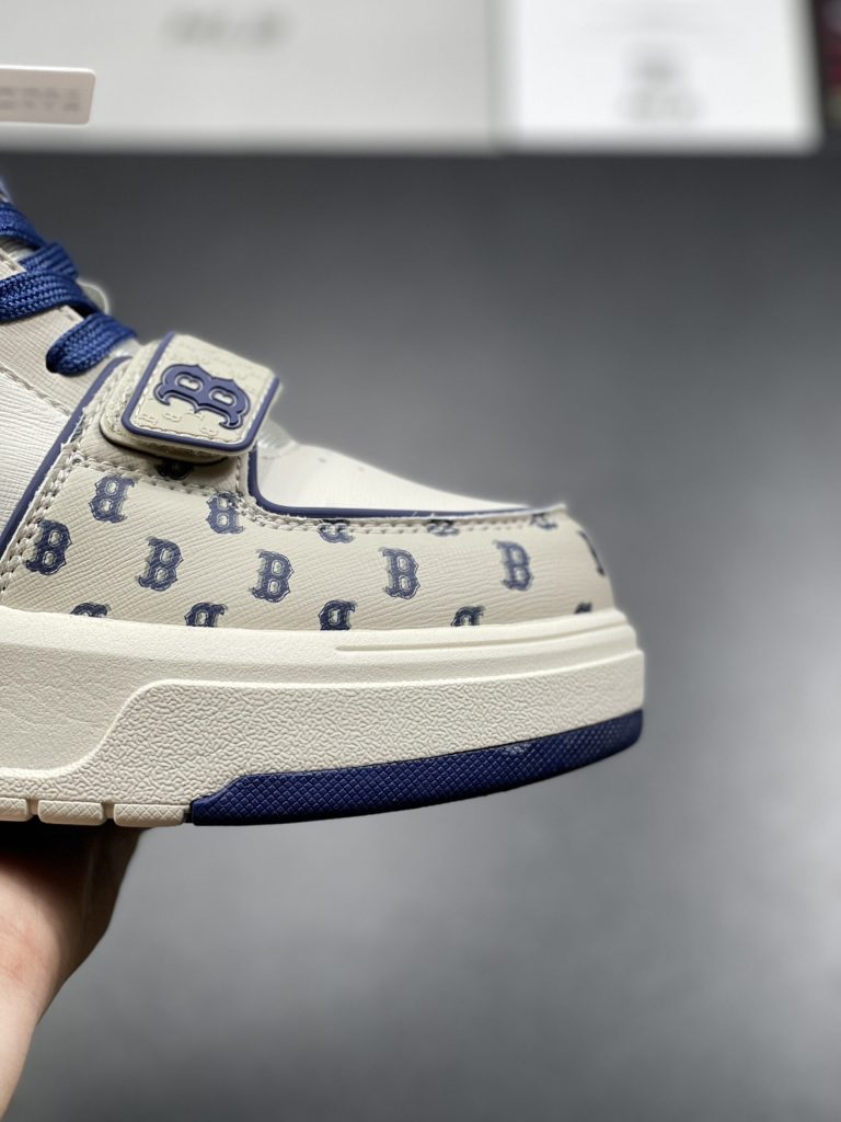 MLB Chunky Liner Mid Classic Monogram Boston Xanh Be