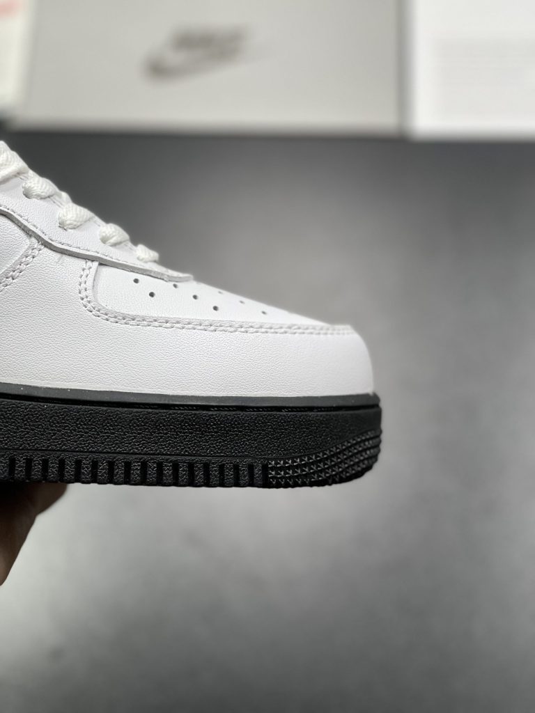 Nike Air Force 1 Low White Black Midsole - AF1 Đế Đen