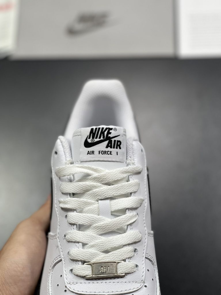 Nike Air Force 1 Low White Black Midsole - AF1 Đế Đen