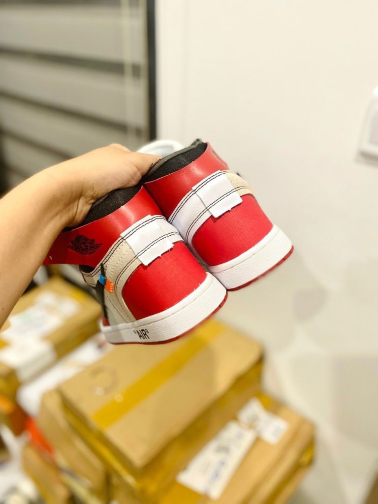 Giày Nike Air Jordan 1 Off White Chicago Red AA3834-101