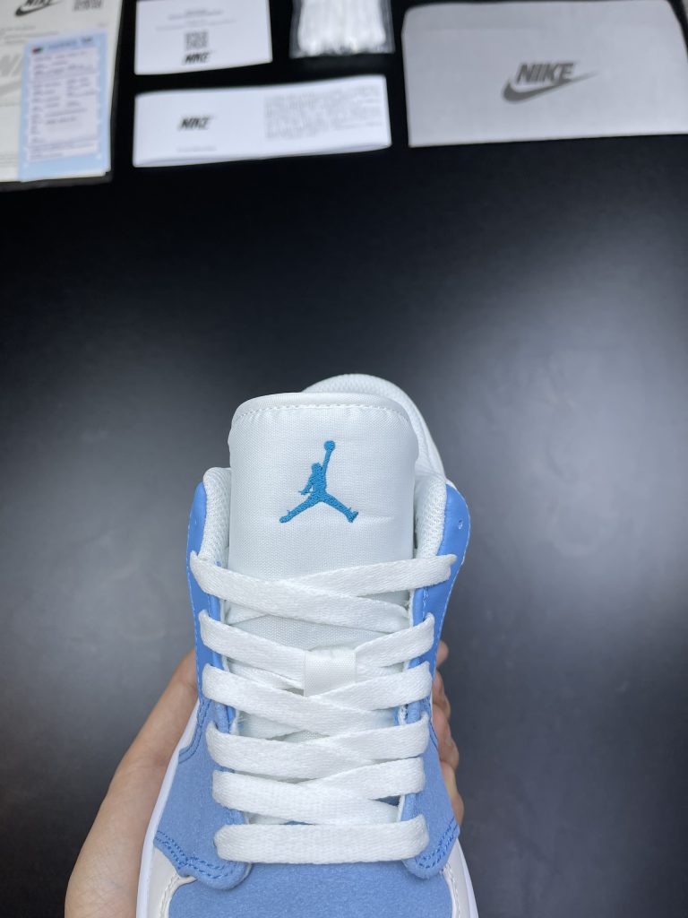 Nike Air Jordan 1 Low Sail Light Blue - Jordan Xanh Kem