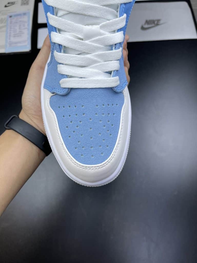 Nike Air Jordan 1 Low Sail Light Blue - Jordan Xanh Kem