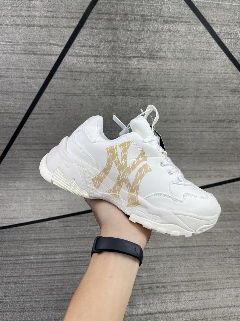 Giày MLB Bigball Chunky Mono NY Ivory 3ASHCM01N-50IVS