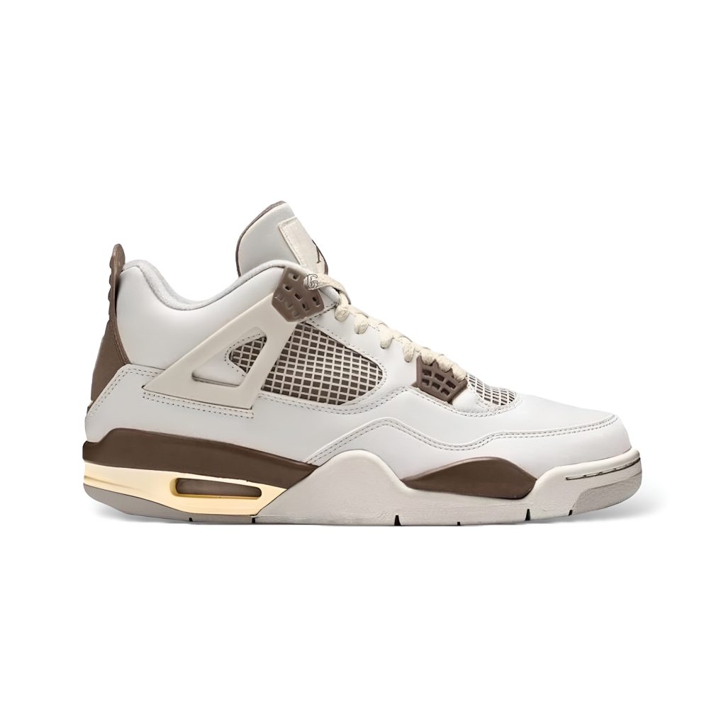 Giày Nike Air Jordan 4 Military Mocha - Jordan 4 Trắng Nâu