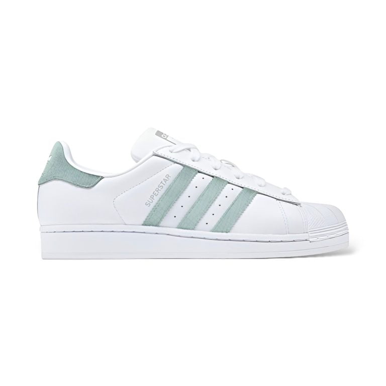 Giày Adidas Superstar Green Silver Metallic B41509