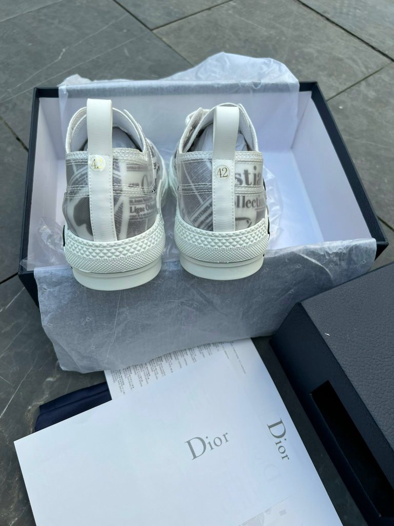 Giày Dior B23 Low Top Daniel Arsham Newspaper - Giày Dino