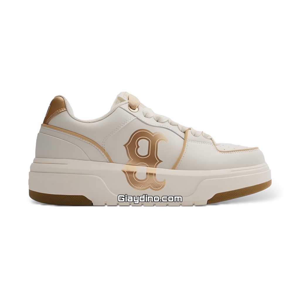 MLB Korea Chunky Liner Boston Red Sox Gold Viền Nâu