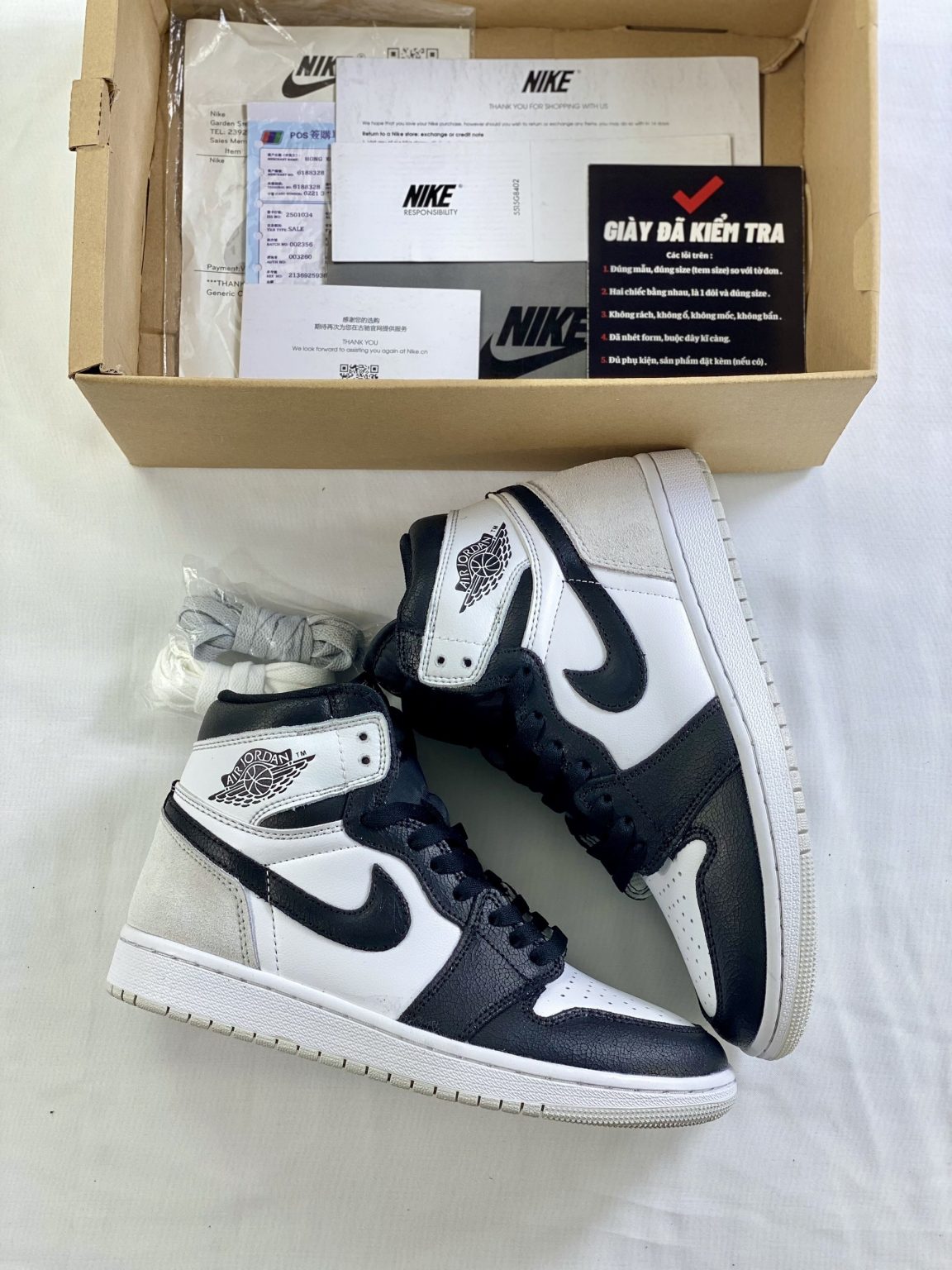 Giày Nike Air Jordan 1 Retro High OG Stage Haze 555088-108