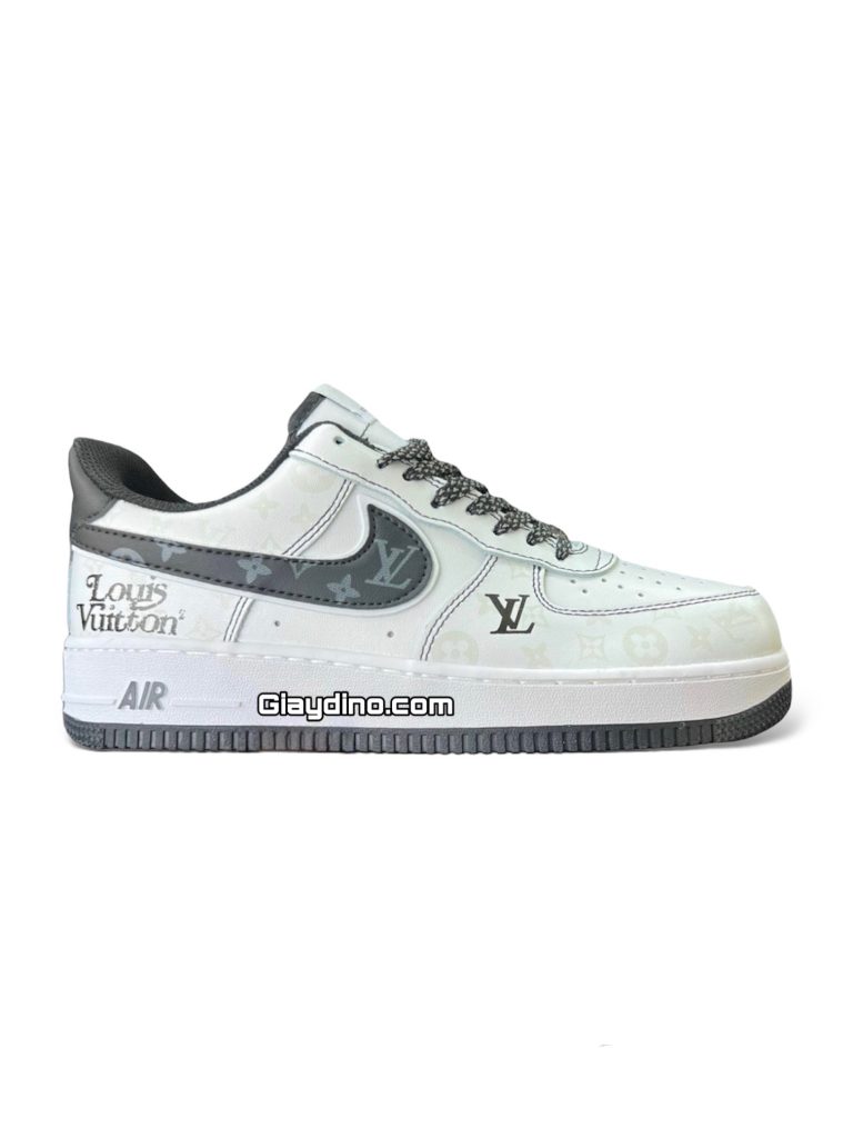 Nike Air Force 1 Louis Vuitton White Black – AF1 LV Đen