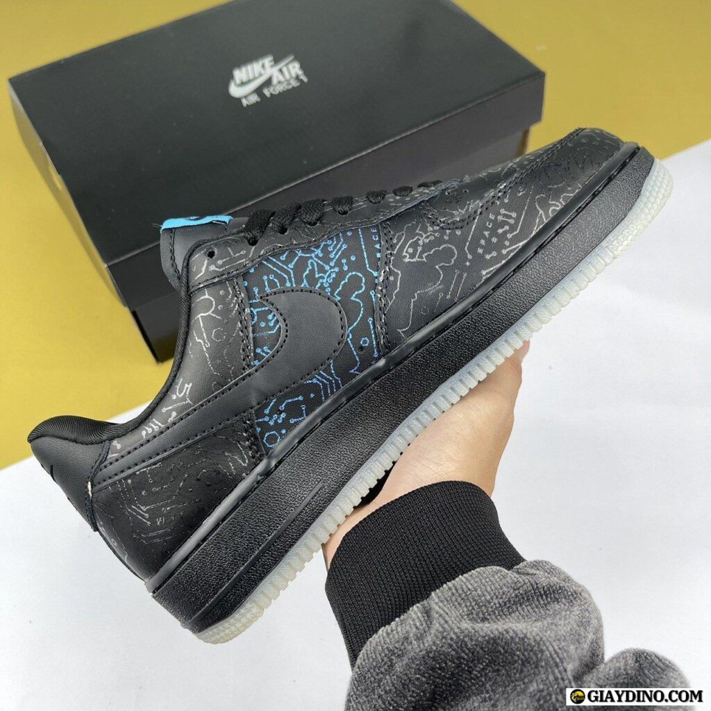 Giày Nike Air Force 1 Computer Chip Blue Fury DH5354-001