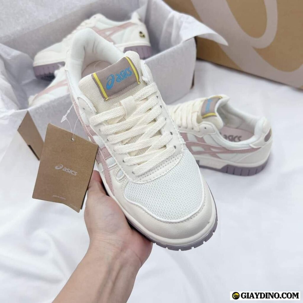 Giày Asics Doraemon Court Mz Cream White 1203A353-101
