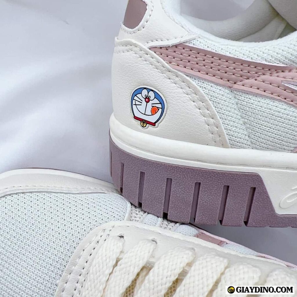 Giày Asics Doraemon Court Mz Cream White 1203A353-101