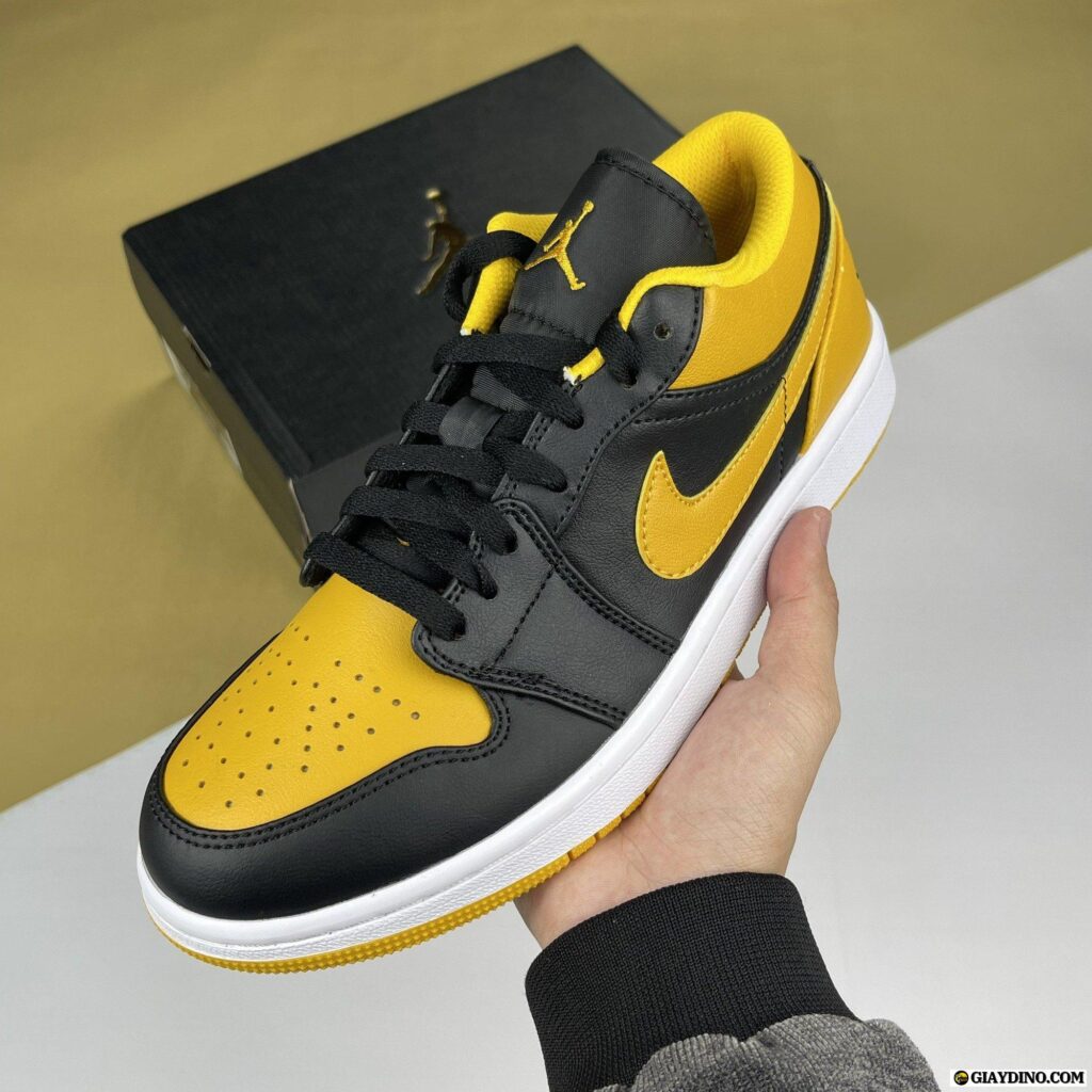 Giày Nike Air Jordan 1 Low Yellow Ochre 553558-072 - Giày Dino