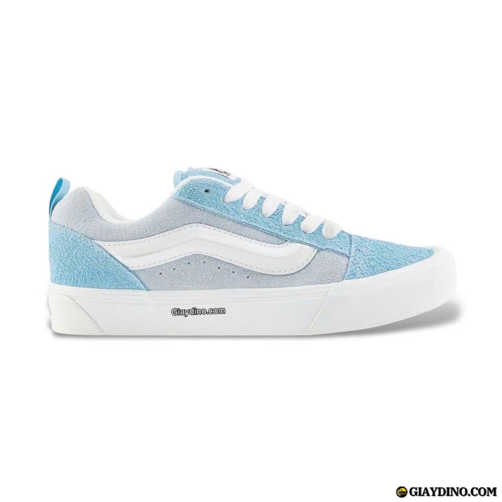Giày Vans Knu Skool Hairy Sky Blue VN0009QCSKY - Giày Dino