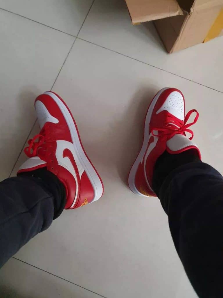 Giày Nike Air Jordan 1 Low Cardinal Red 553558-607